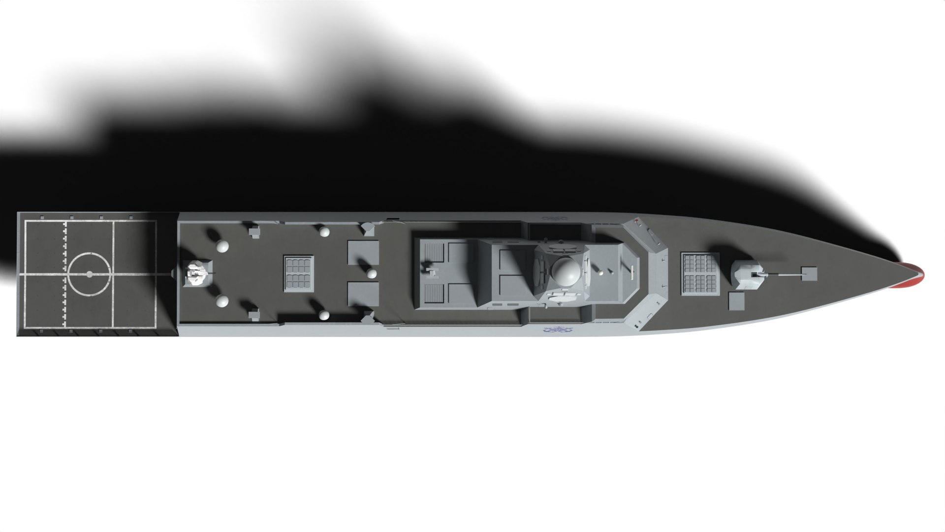 Destroyer KDDX 3D Model - TurboSquid 2206616