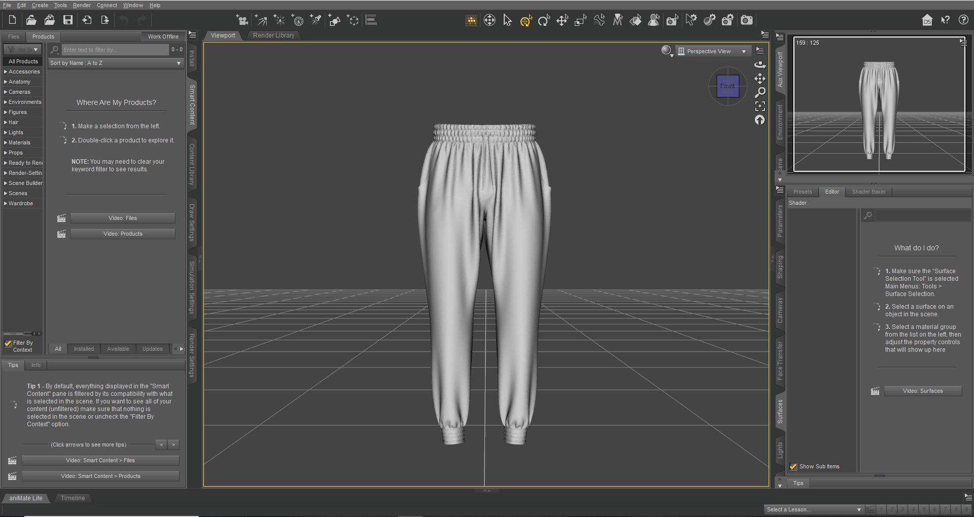 3D Reflective Jogger Pants - TurboSquid 1927809