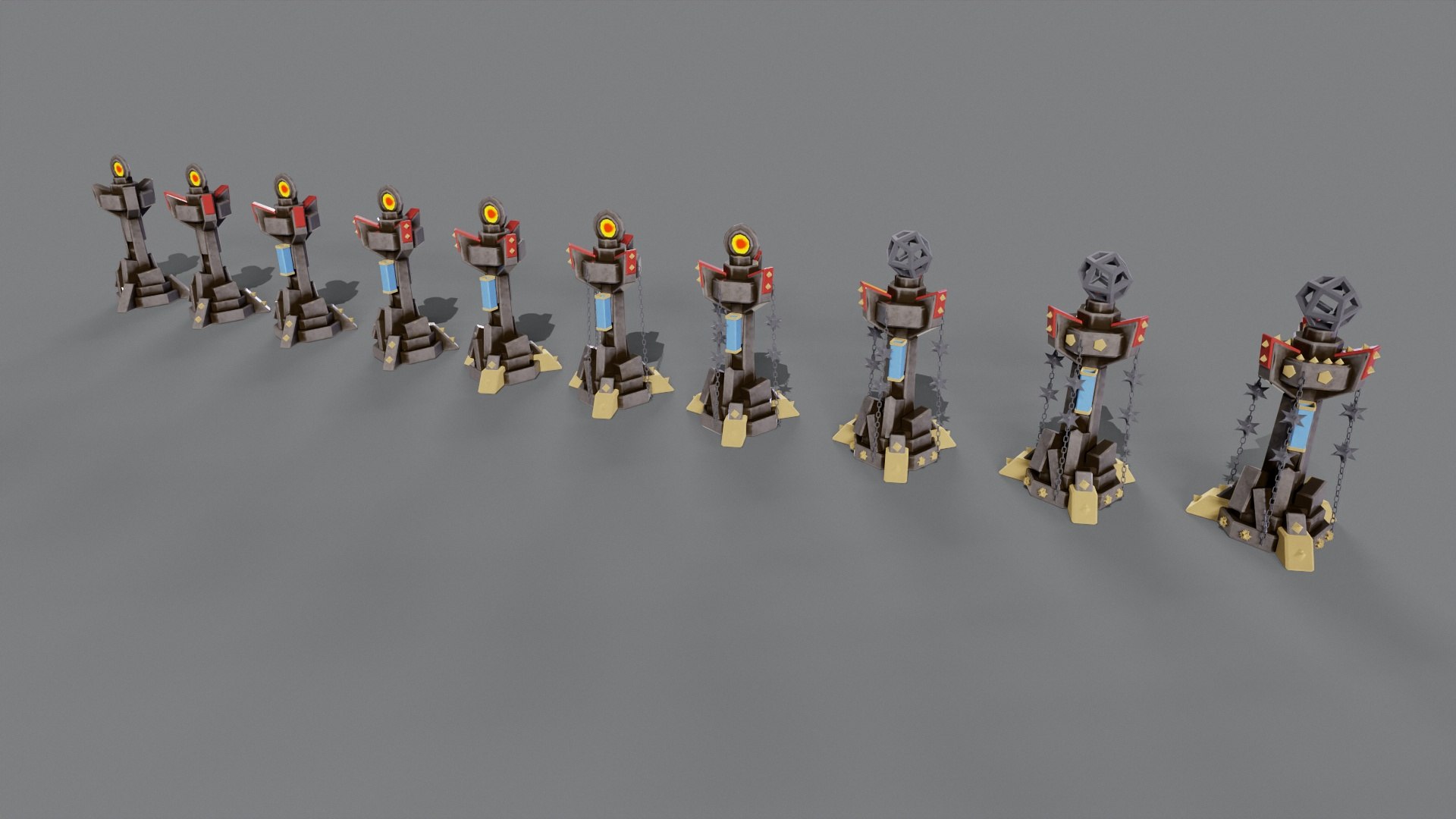 Inferno Tower 3D Model - TurboSquid 2181340