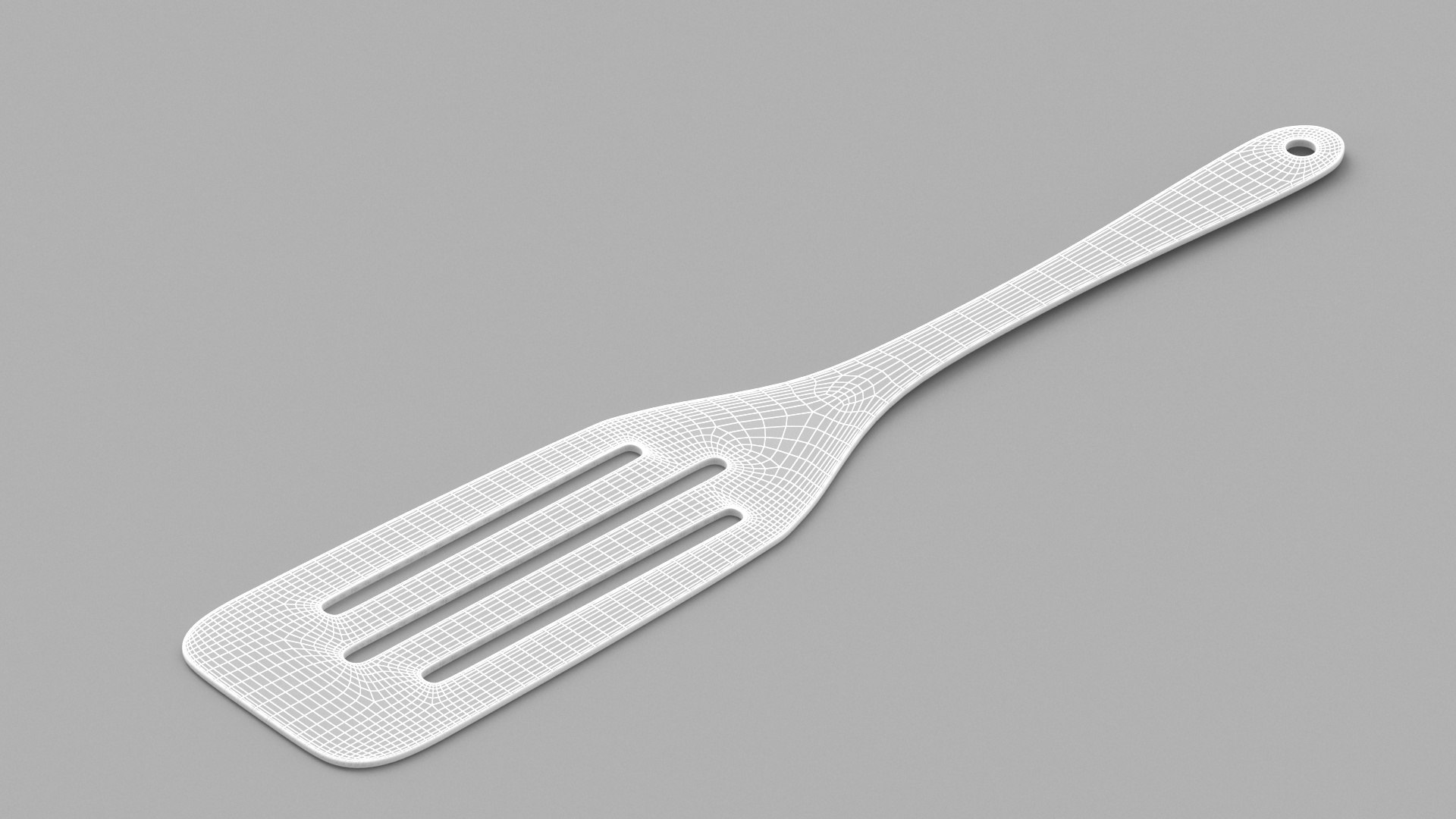 Wooden Kitchen Spatula Fork Model - TurboSquid 2267641