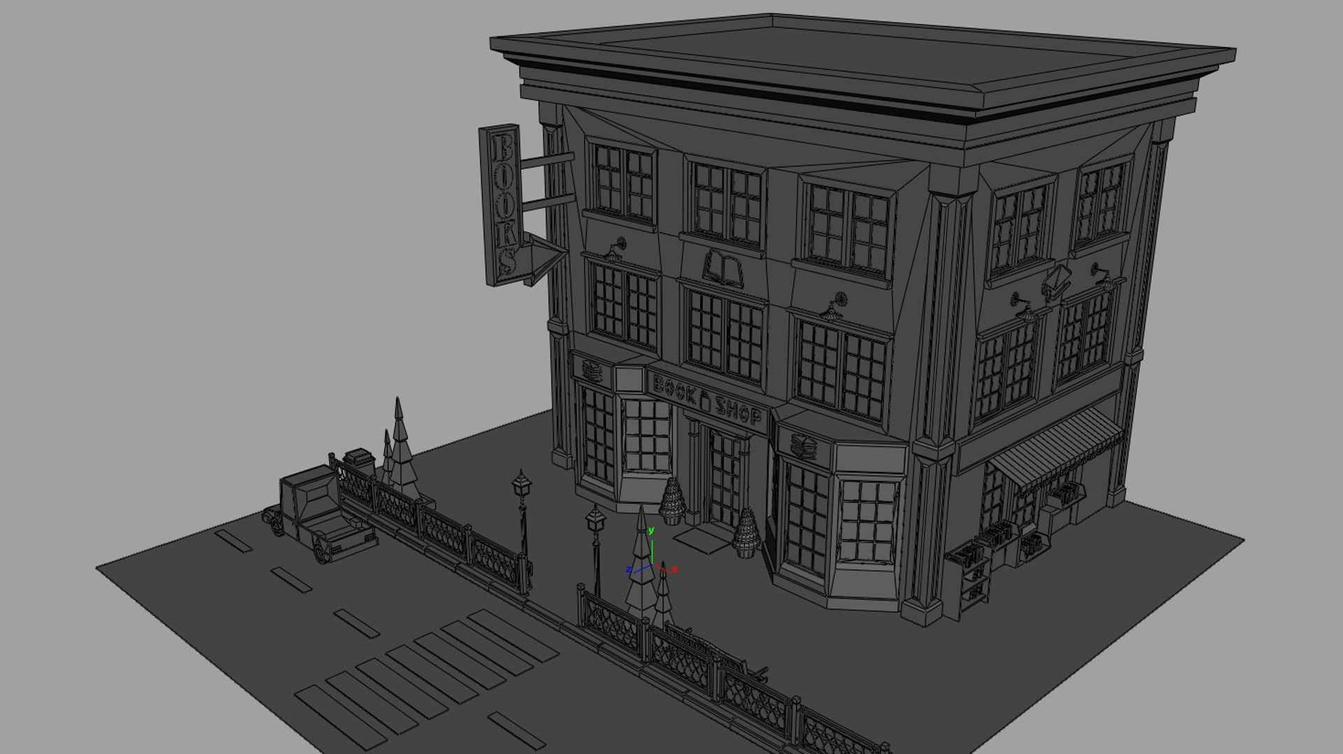 3D Set 13 Shop Store Model - TurboSquid 1511646