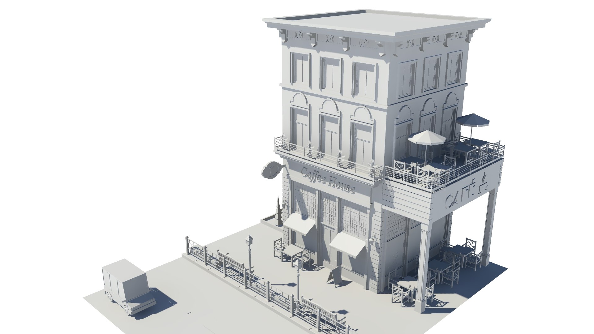 3D Set 13 Shop Store Model - TurboSquid 1511646