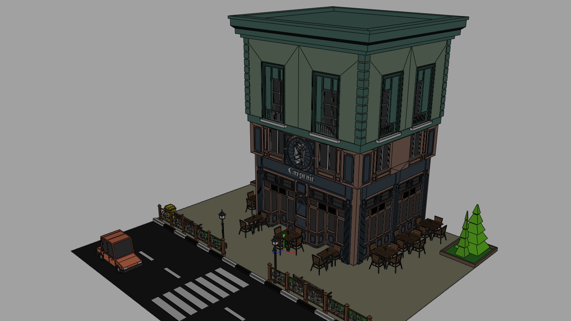 3D Set 13 Shop Store Model - TurboSquid 1511646