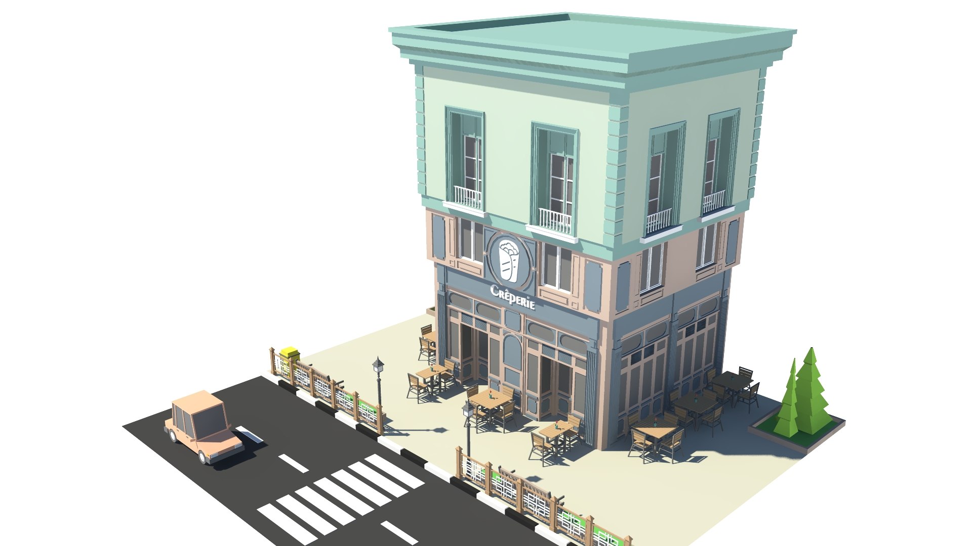 3D Set 13 Shop Store Model - TurboSquid 1511646