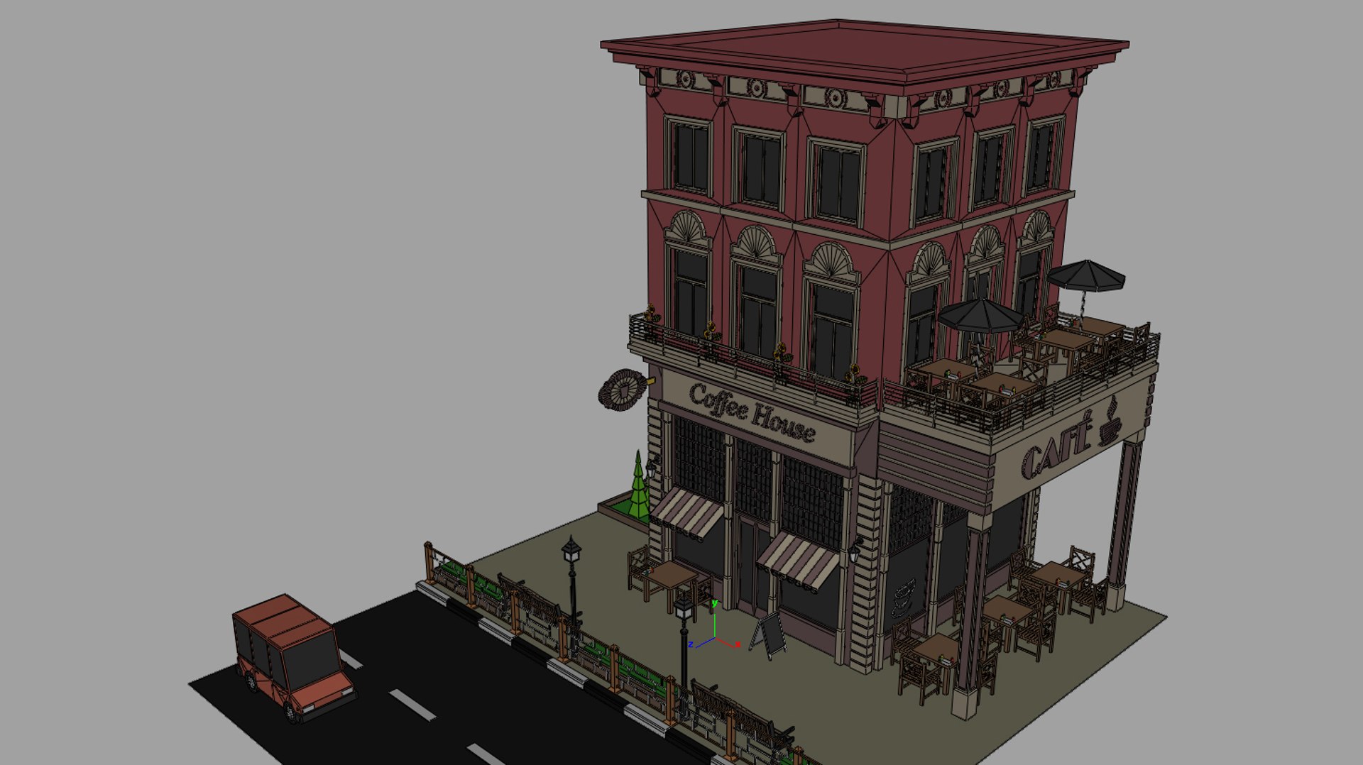 3D Set 13 Shop Store Model - TurboSquid 1511646