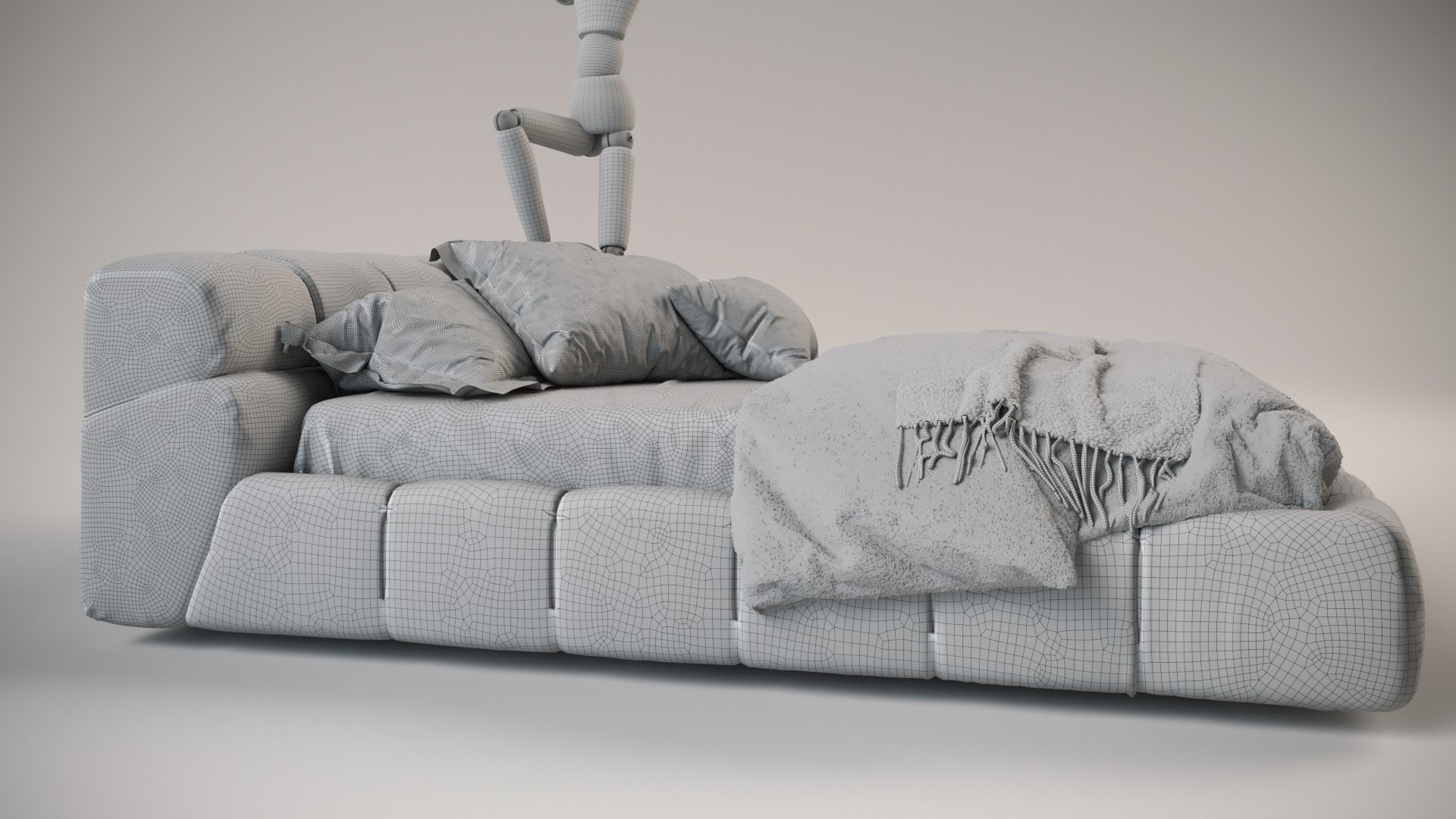 3D Letto Tufty - BeB Italia Model - TurboSquid 1878769