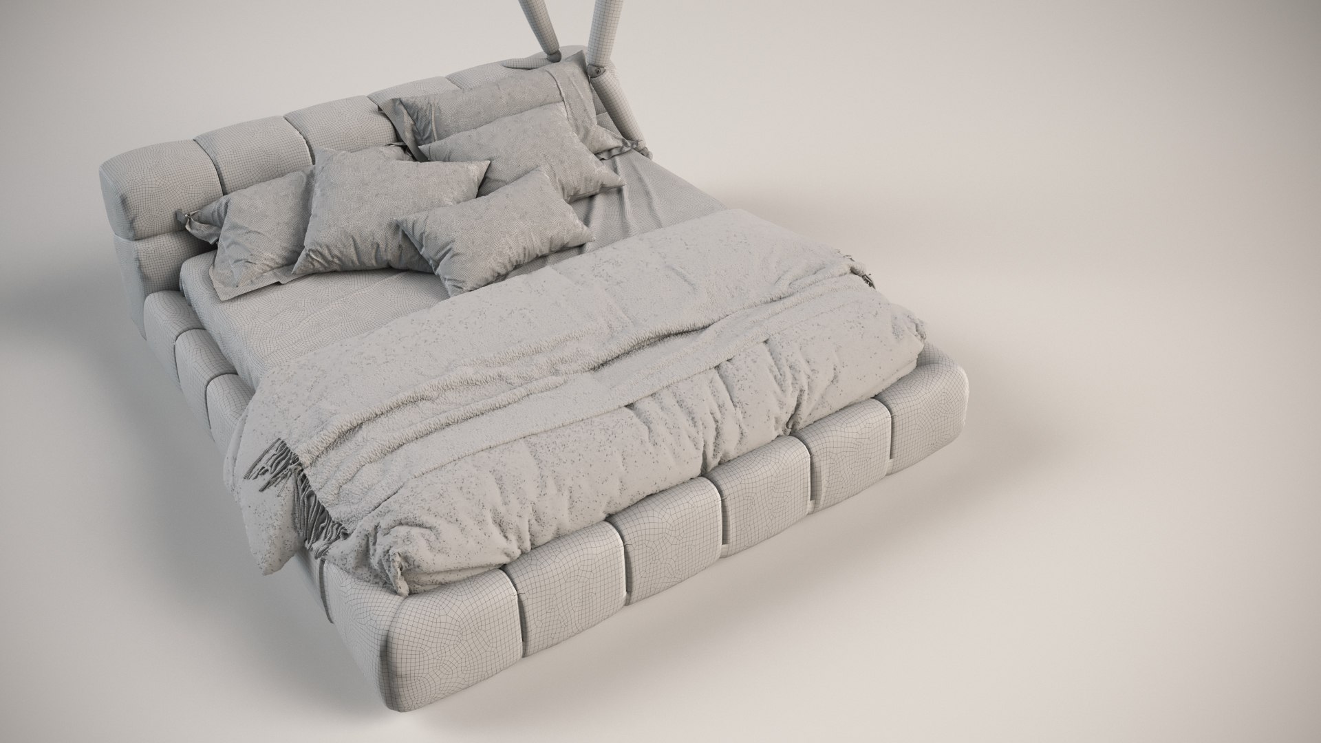 3D Letto Tufty - BeB Italia Model - TurboSquid 1878769