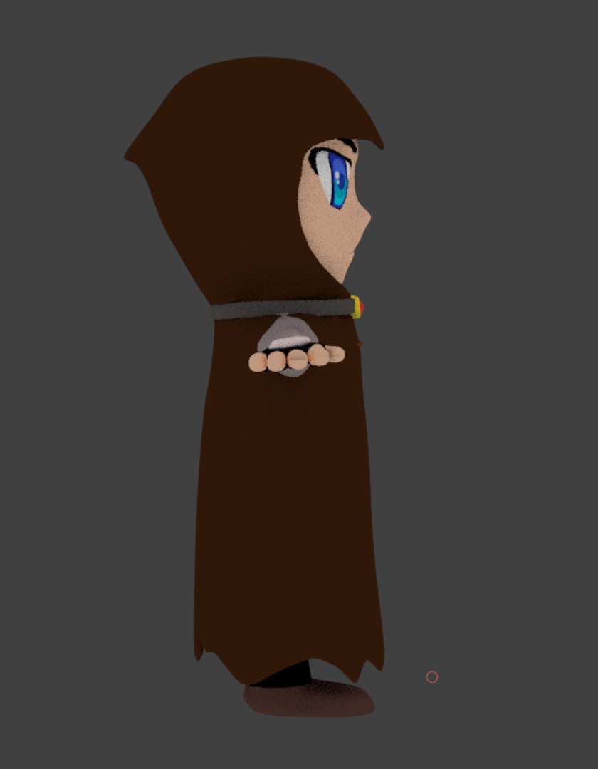 3D Anime Character Cape Model - TurboSquid 1384284