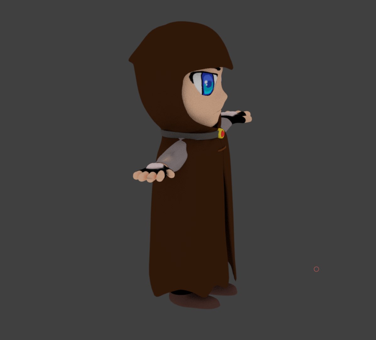 3D Anime Character Cape Model - TurboSquid 1384284
