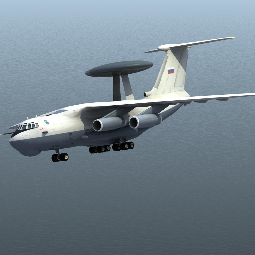 beriev a50 awacs 3ds
