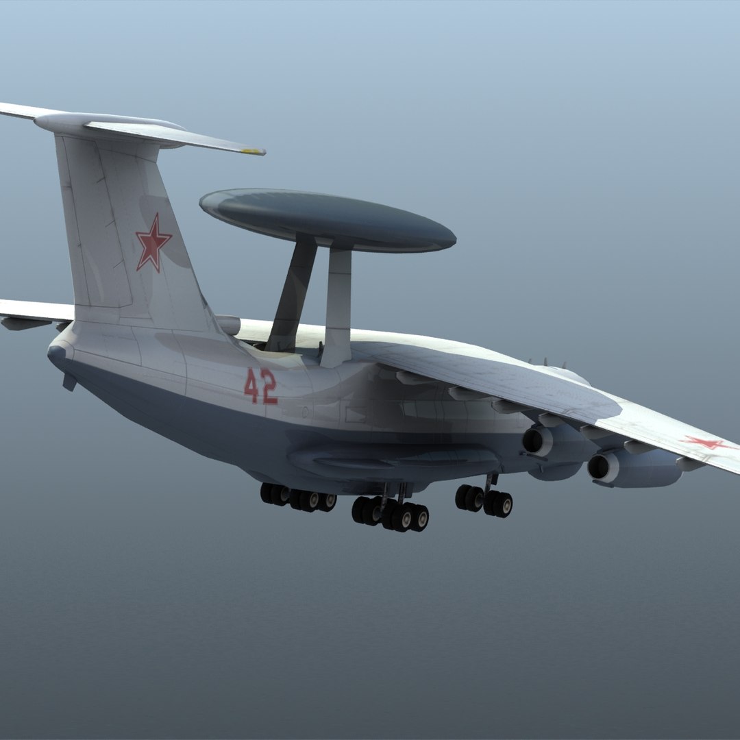 beriev a50 awacs 3ds