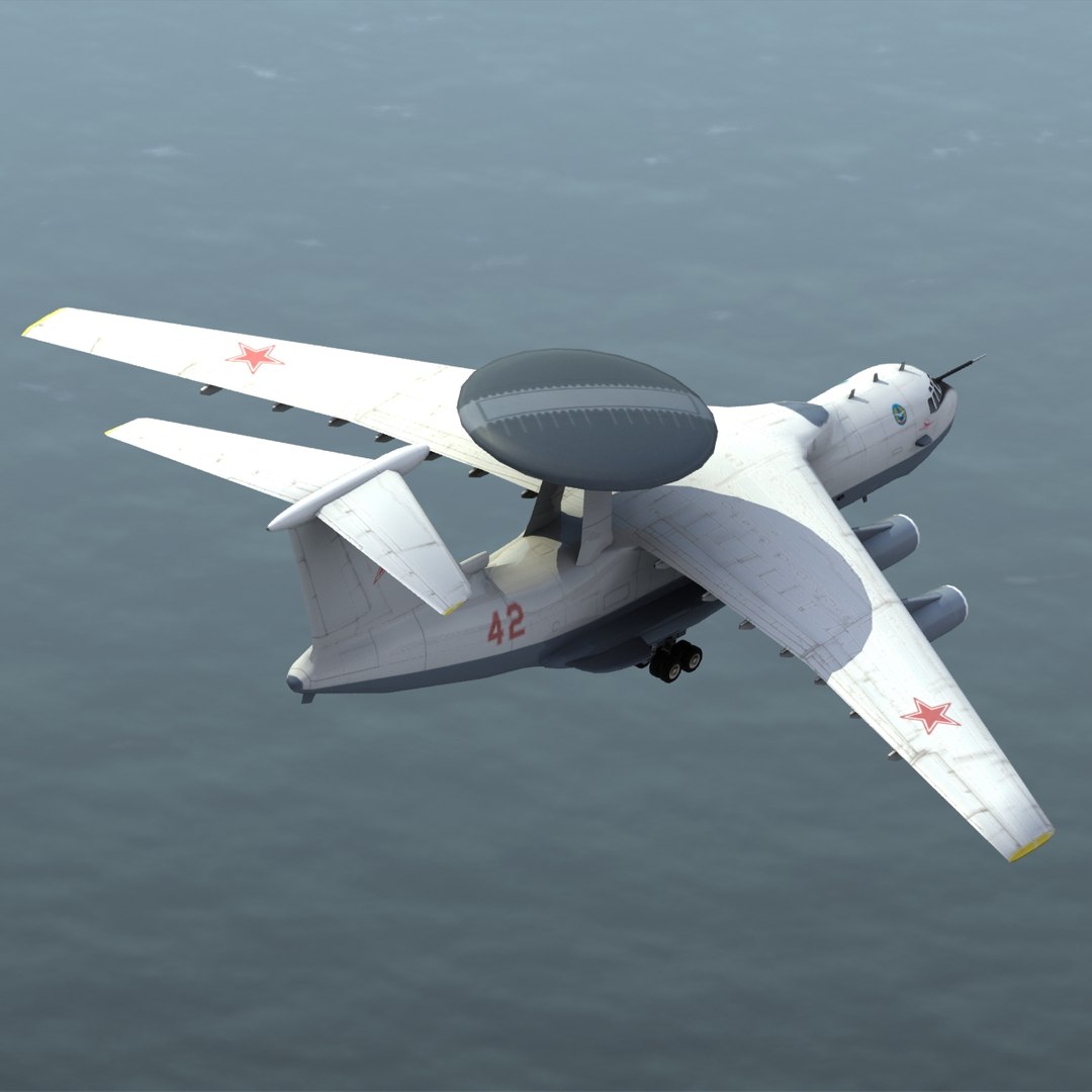 beriev a50 awacs 3ds