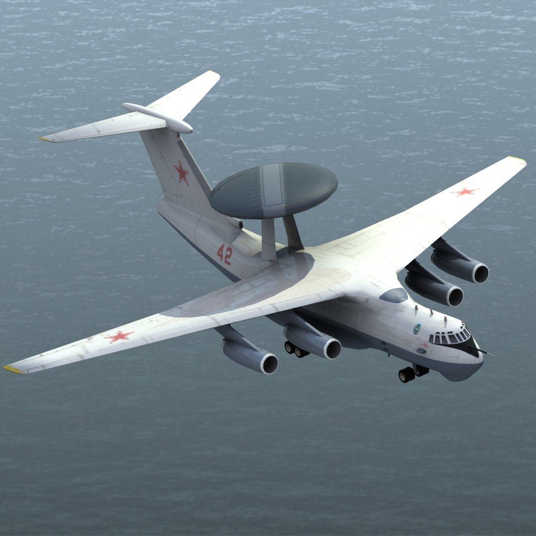 beriev a50 awacs 3ds