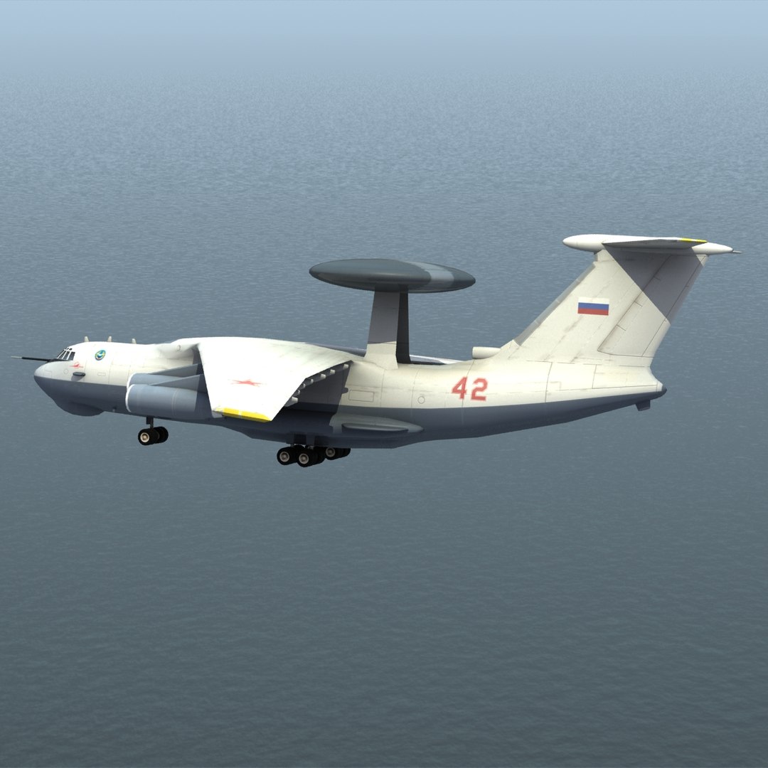 beriev a50 awacs 3ds