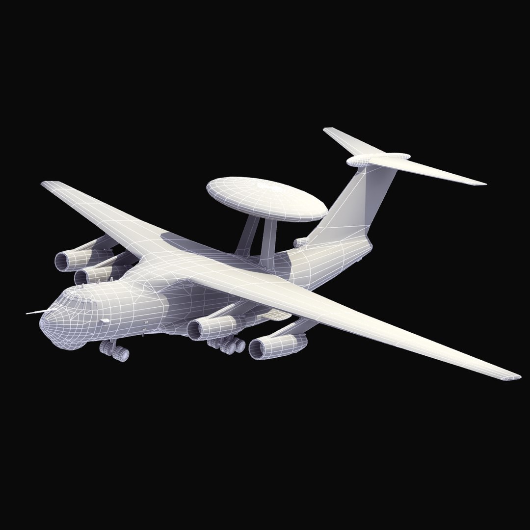 beriev a50 awacs 3ds
