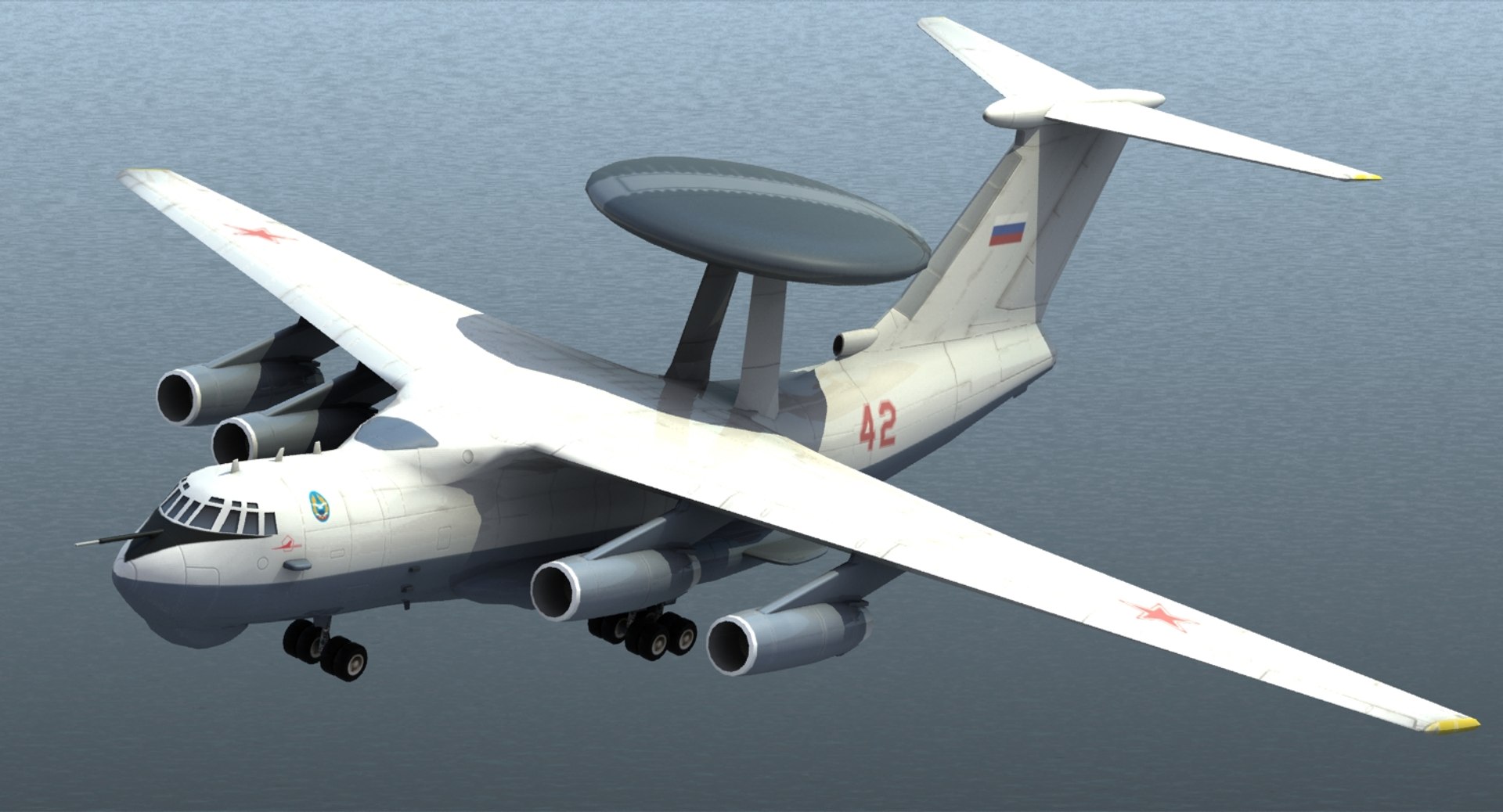 beriev a50 awacs 3ds