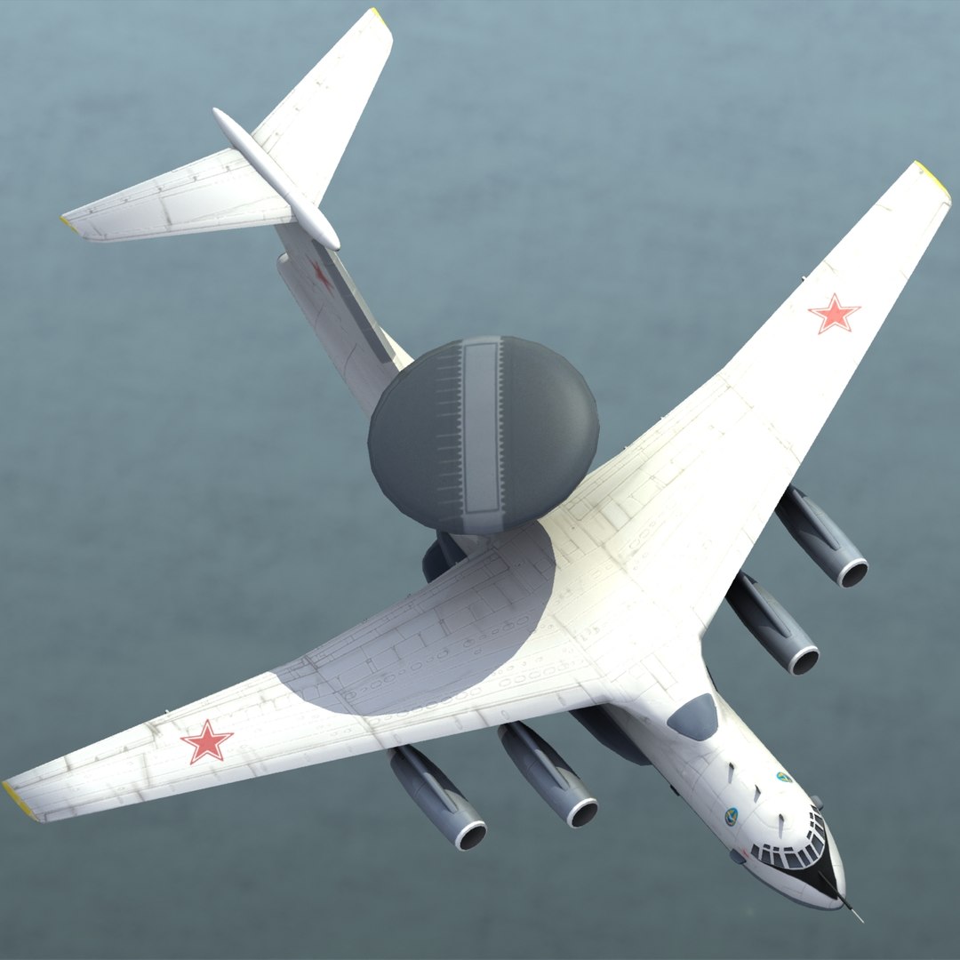 beriev a50 awacs 3ds