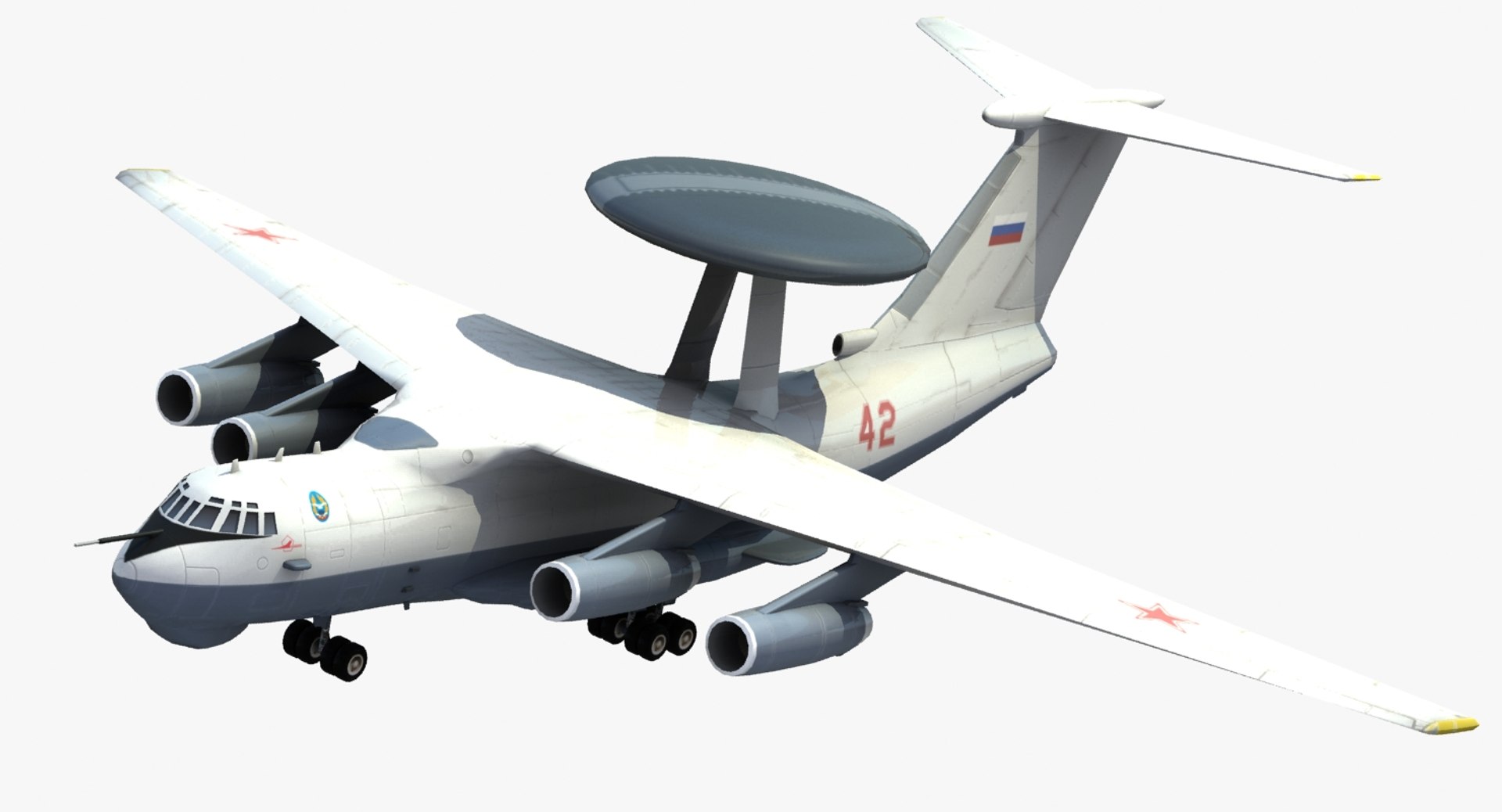beriev a50 awacs 3ds