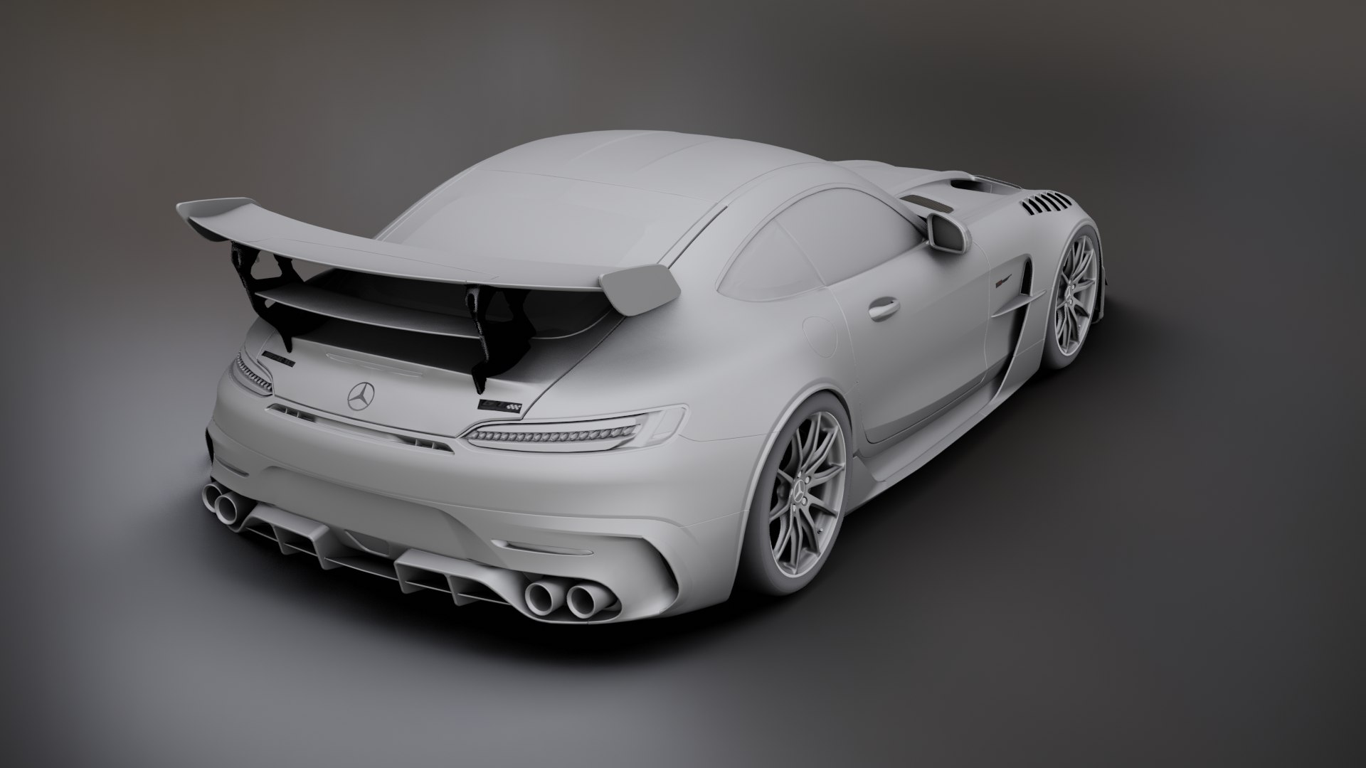 3D model Mercedez Benz GT R - Customized Pink Variant - TurboSquid 2055863