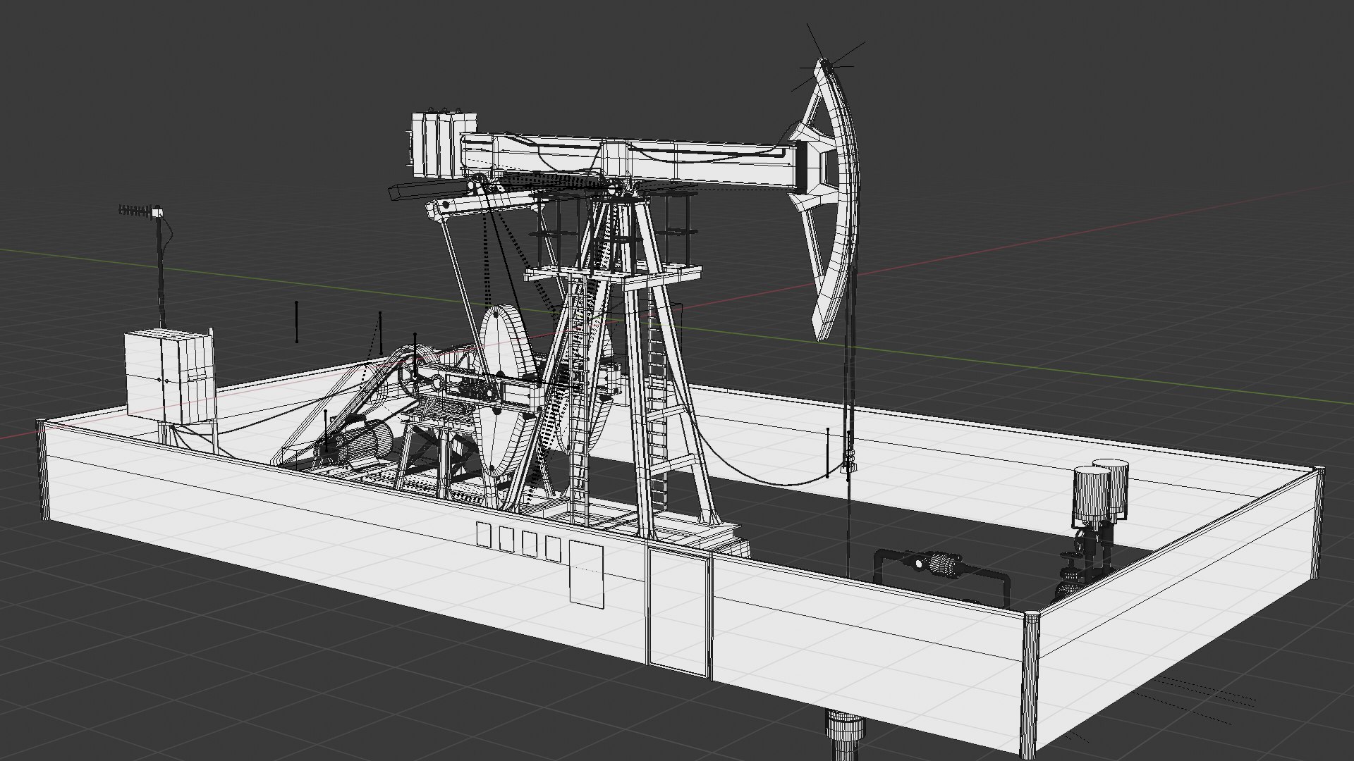 Oil Pump Jack 3D Model - TurboSquid 2033859