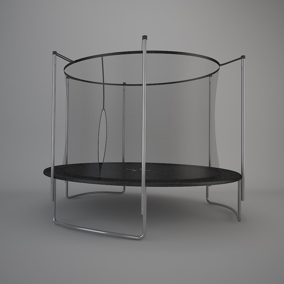 Outdoor Trampoline 3d Model