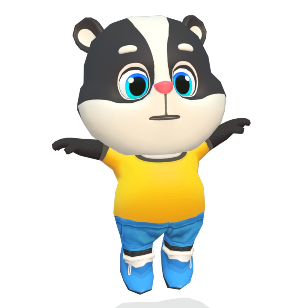 Skunk Animations Rig 3D Model - TurboSquid 1706570