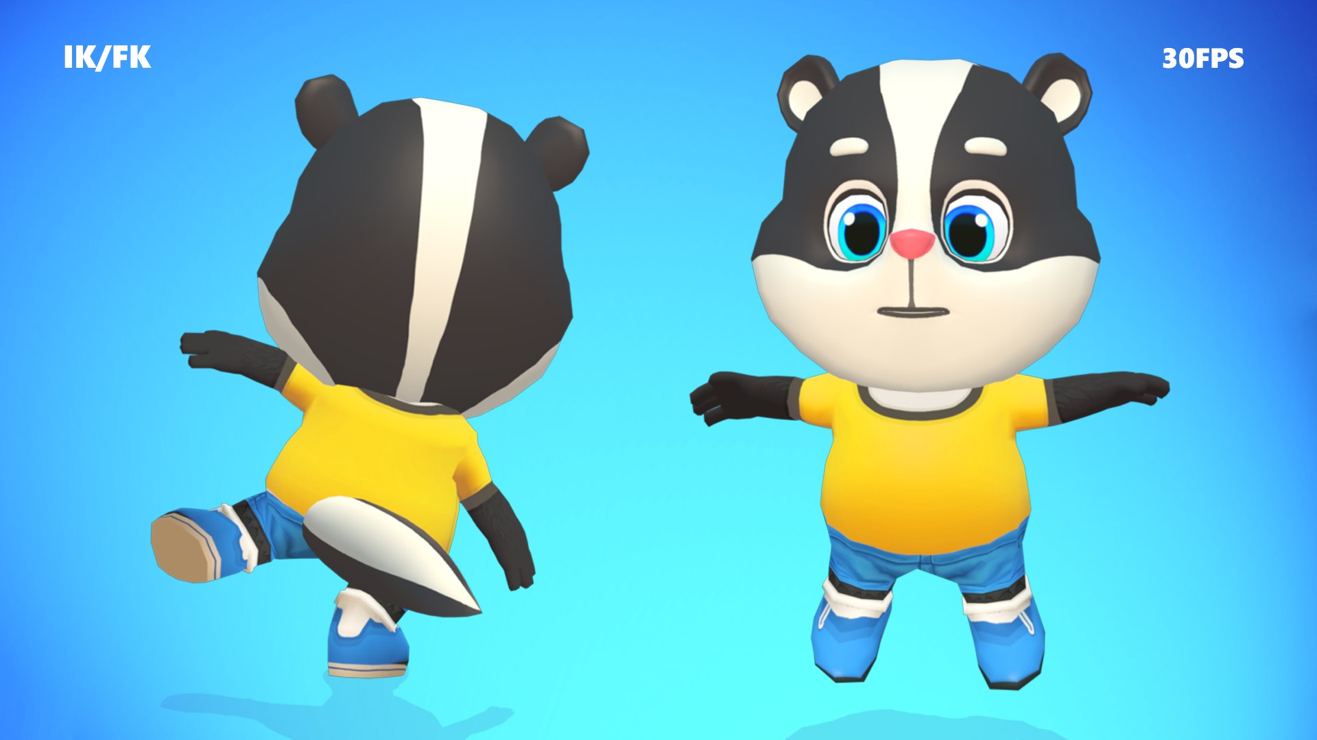 Skunk Animations Rig 3D Model - TurboSquid 1706570