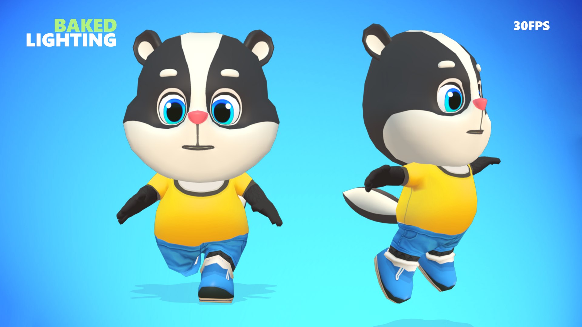 Skunk Animations Rig 3D Model - TurboSquid 1706570