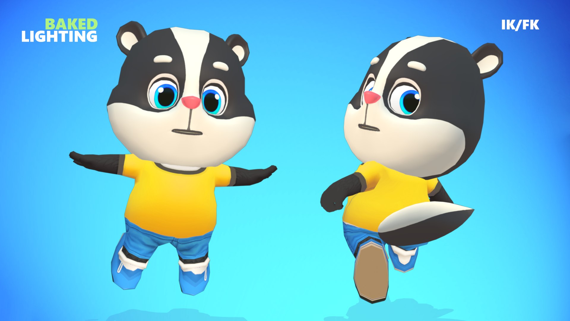 Skunk Animations Rig 3D Model - TurboSquid 1706570