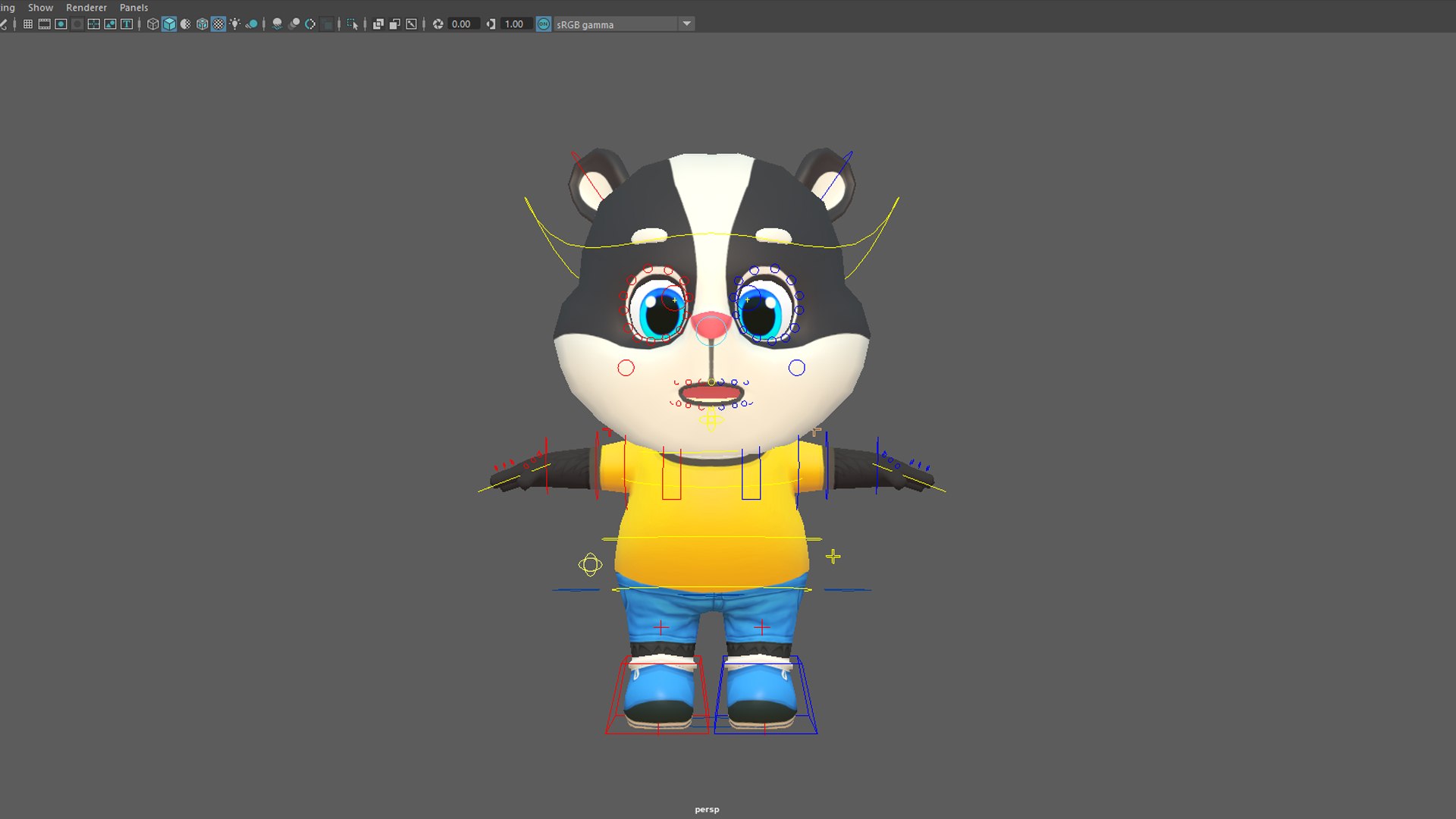 Skunk Animations Rig 3D Model - TurboSquid 1706570