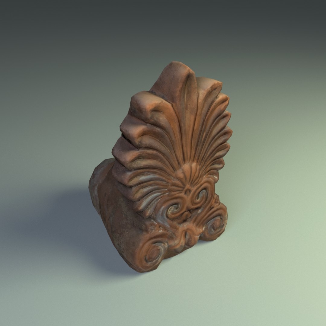 3D Greek Antefix Model - TurboSquid 1234982