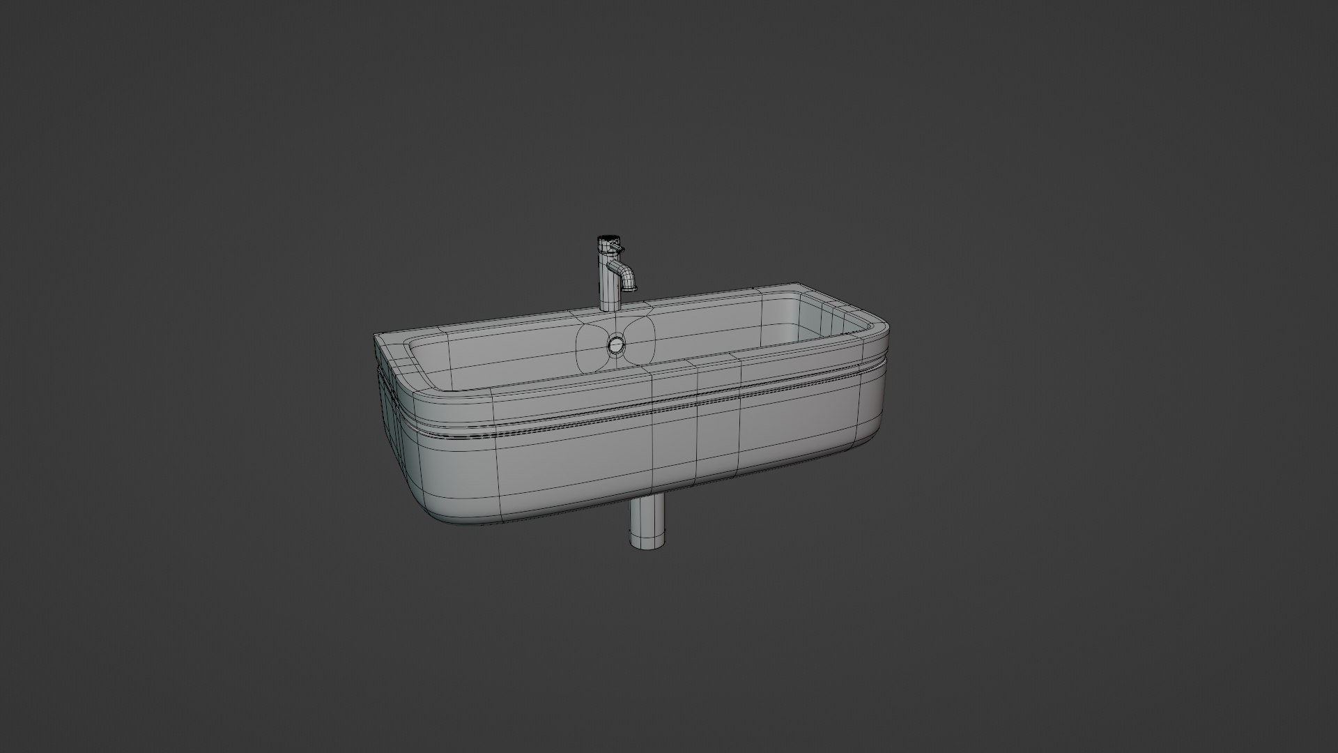 3D Sink In Designer Style - TurboSquid 2150422