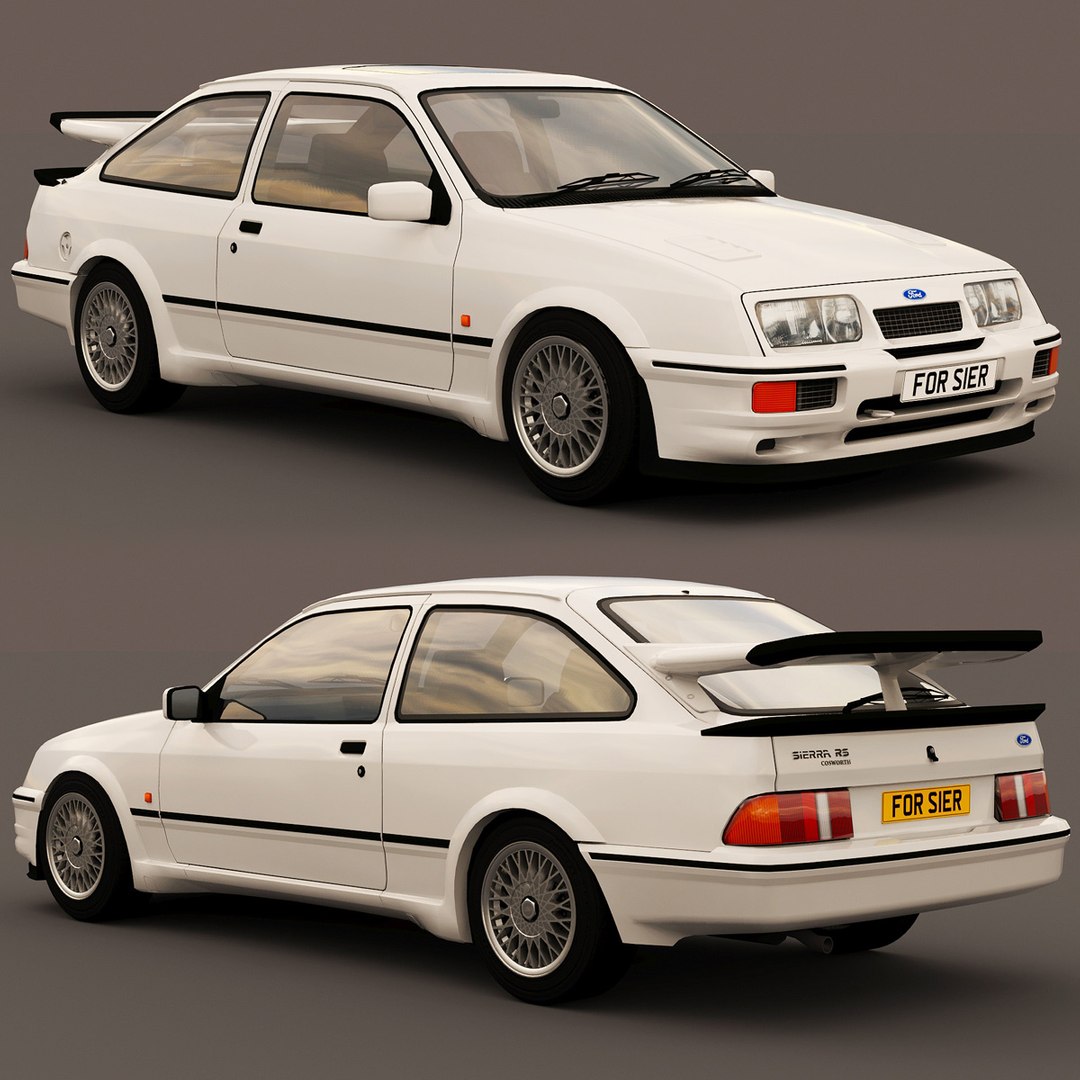 Ford Sierra Rs Cosworth 1987 3D Model - TurboSquid 2031938