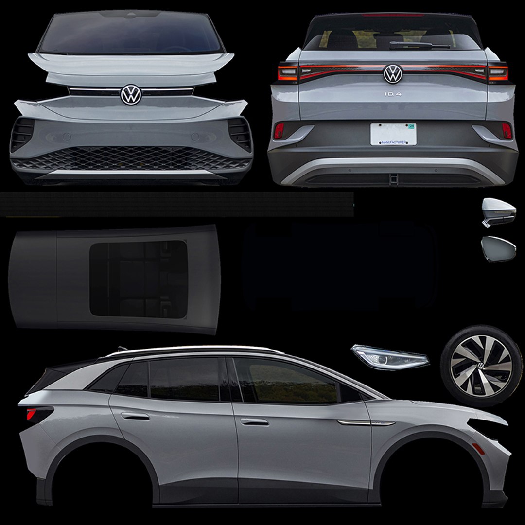 3D Volkswagen ID4 2021 - TurboSquid 2006206