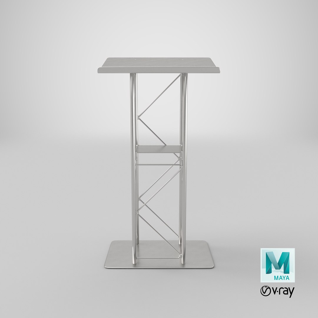 Stage-podium-04 3D Model - TurboSquid 1237947