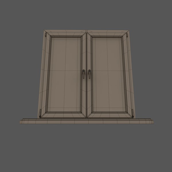 3D model Window sandart bog oak - TurboSquid 1923327
