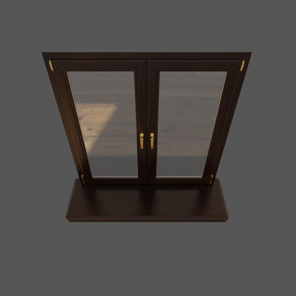 3D model Window sandart bog oak - TurboSquid 1923327