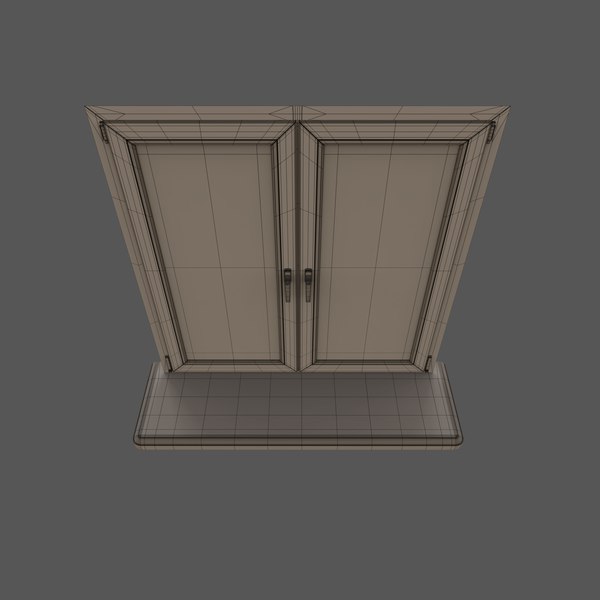 3D model Window sandart bog oak - TurboSquid 1923327