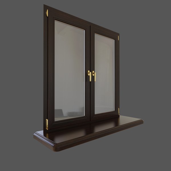 3D model Window sandart bog oak - TurboSquid 1923327