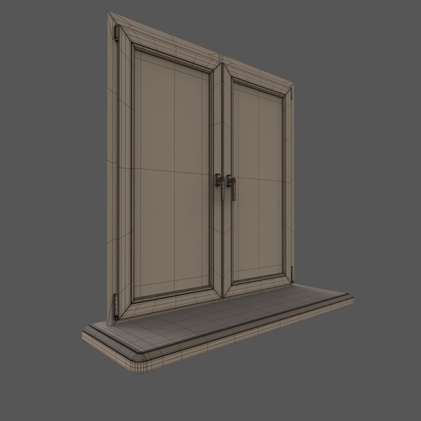 3D model Window sandart bog oak - TurboSquid 1923327