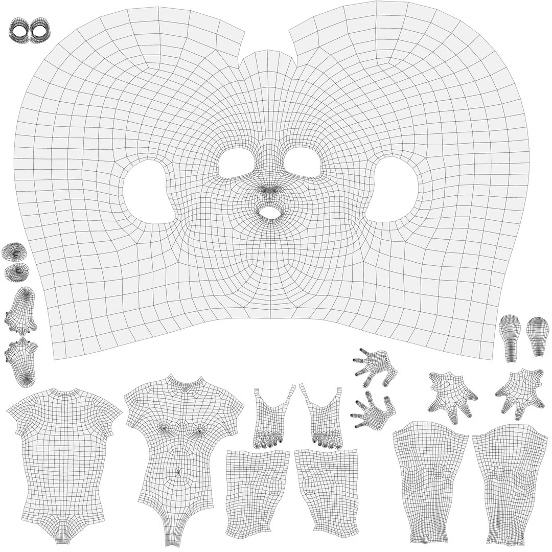 3D Zain Cartoon Character Rigged In Blender Low-poly 3d Model Low-poly ...