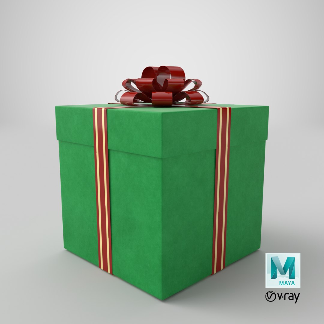3D Real Gift Box Ribbon - TurboSquid 1352155