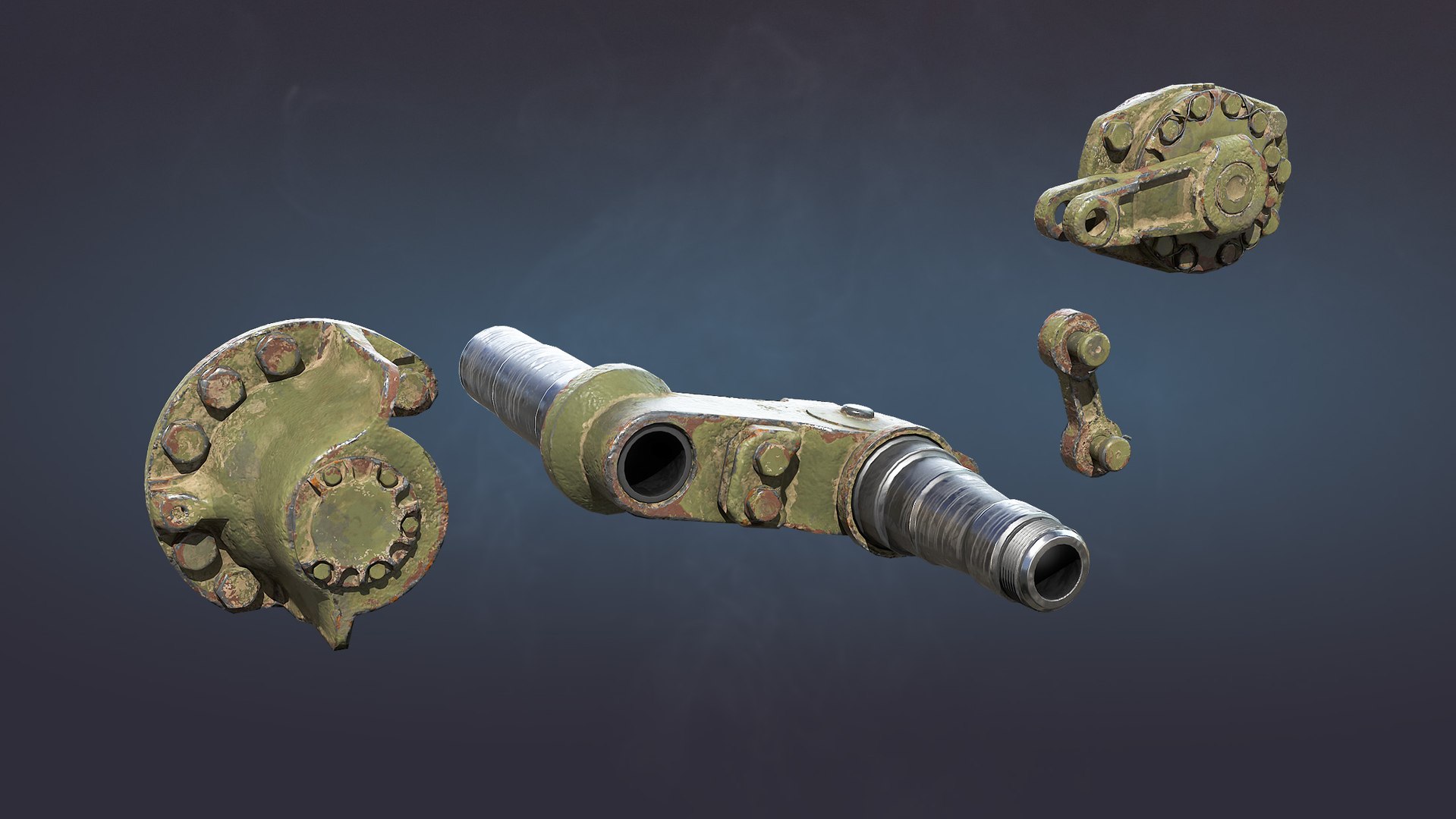 3D Model Chassis Soviet Tank T-55 - TurboSquid 1705669