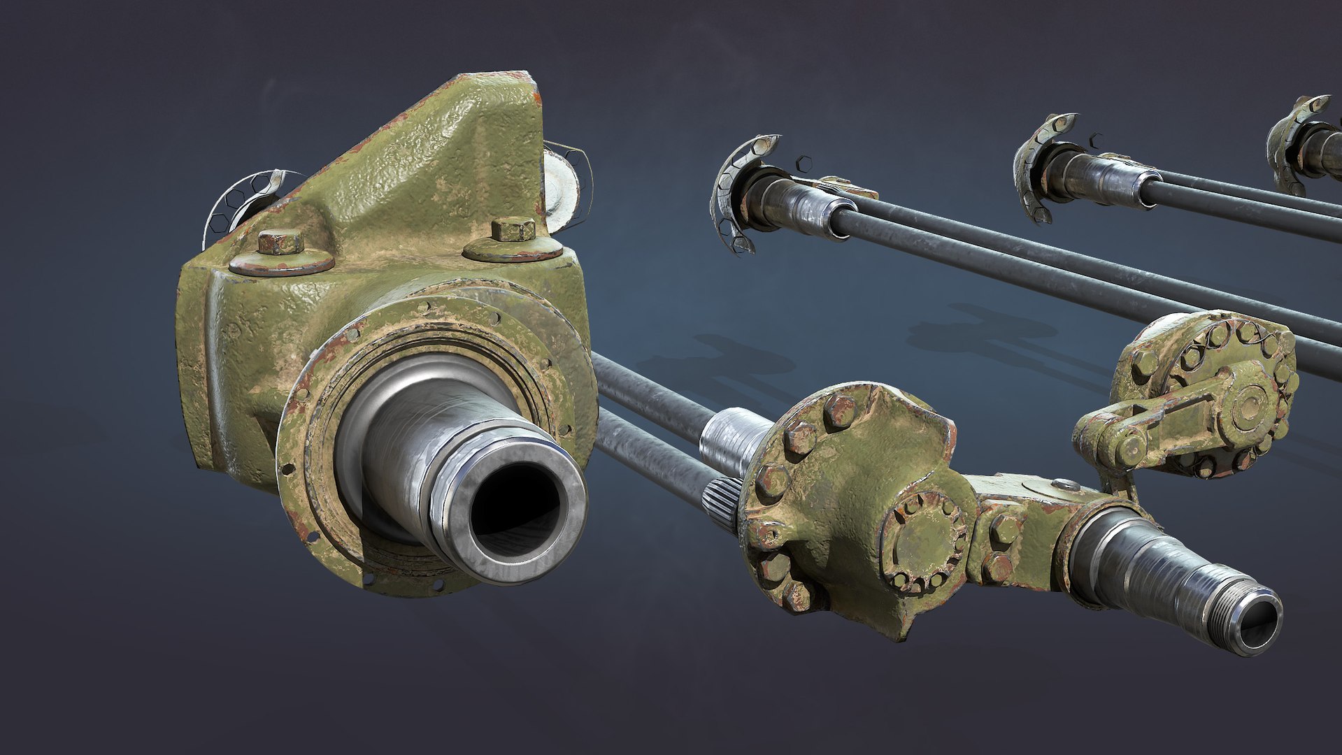 3D Model Chassis Soviet Tank T-55 - TurboSquid 1705669