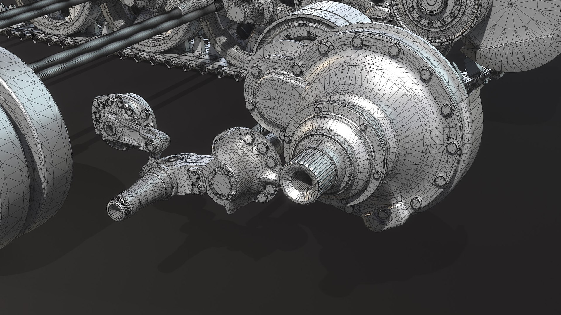 3D Model Chassis Soviet Tank T-55 - TurboSquid 1705669