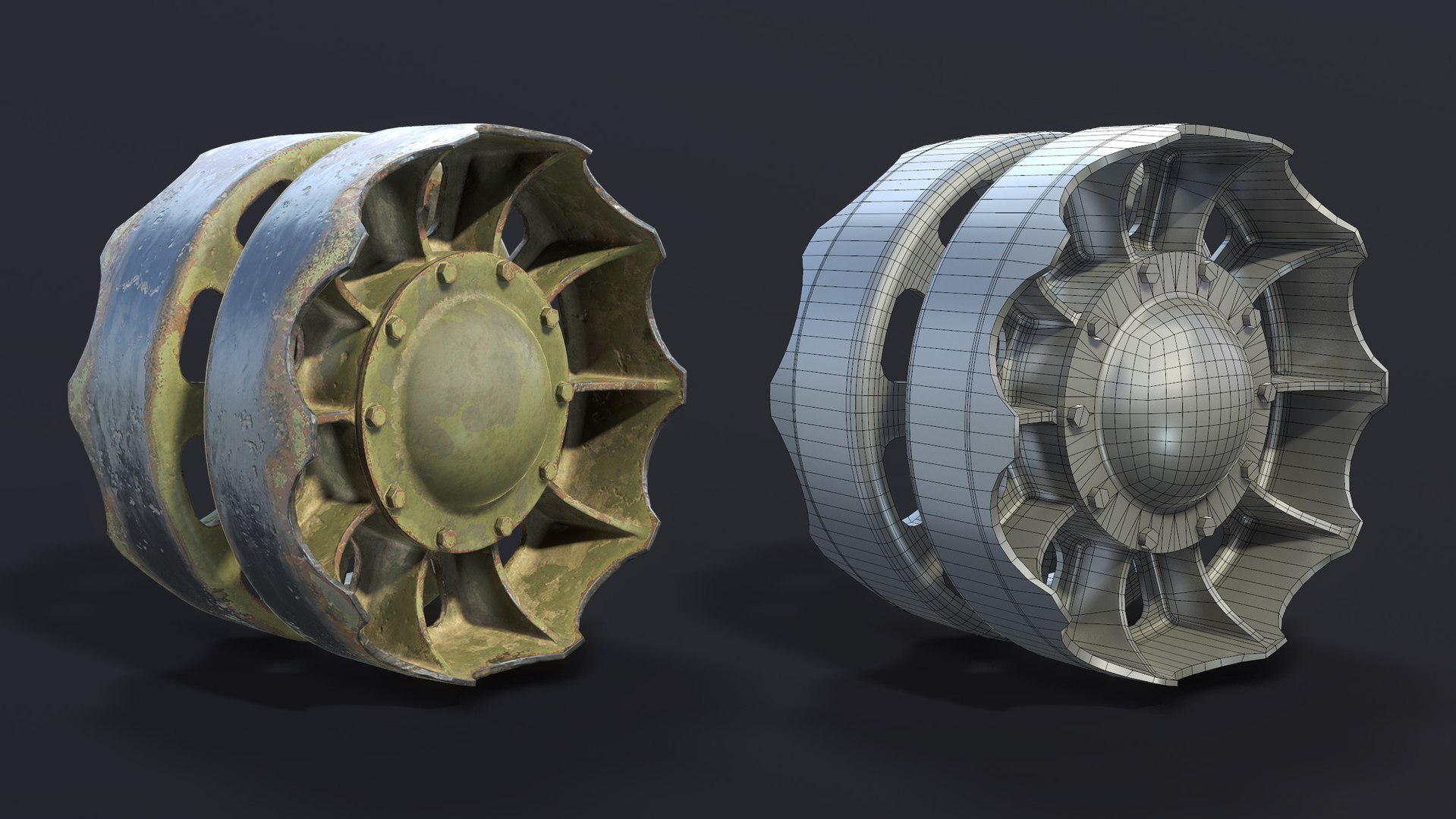 3D Model Chassis Soviet Tank T-55 - TurboSquid 1705669