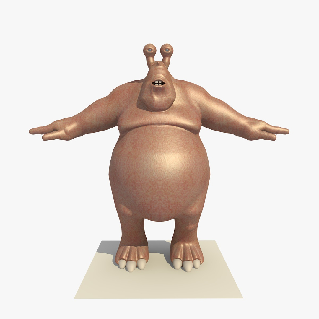 3d Model Rigged Alien