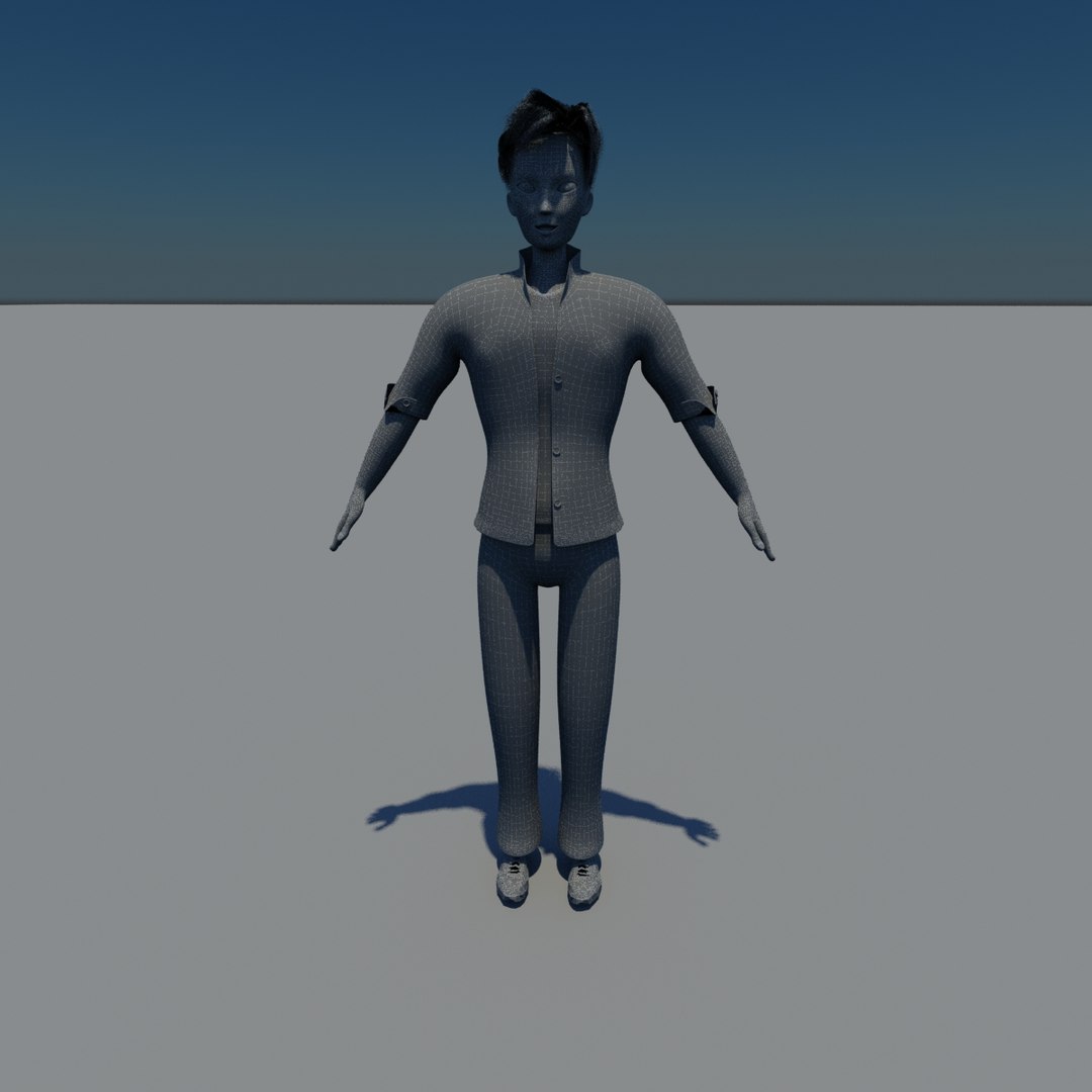 3d Model Character Rigging