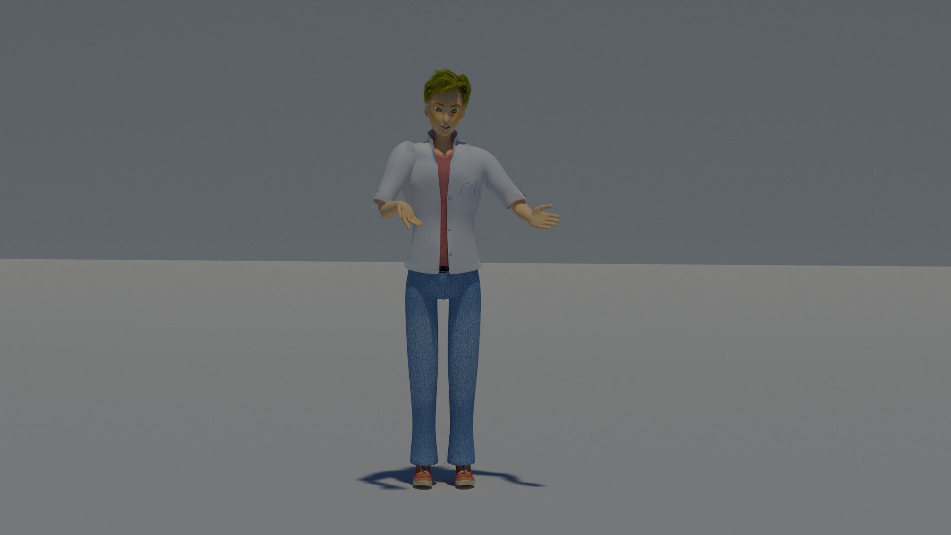 3d Model Character Rigging