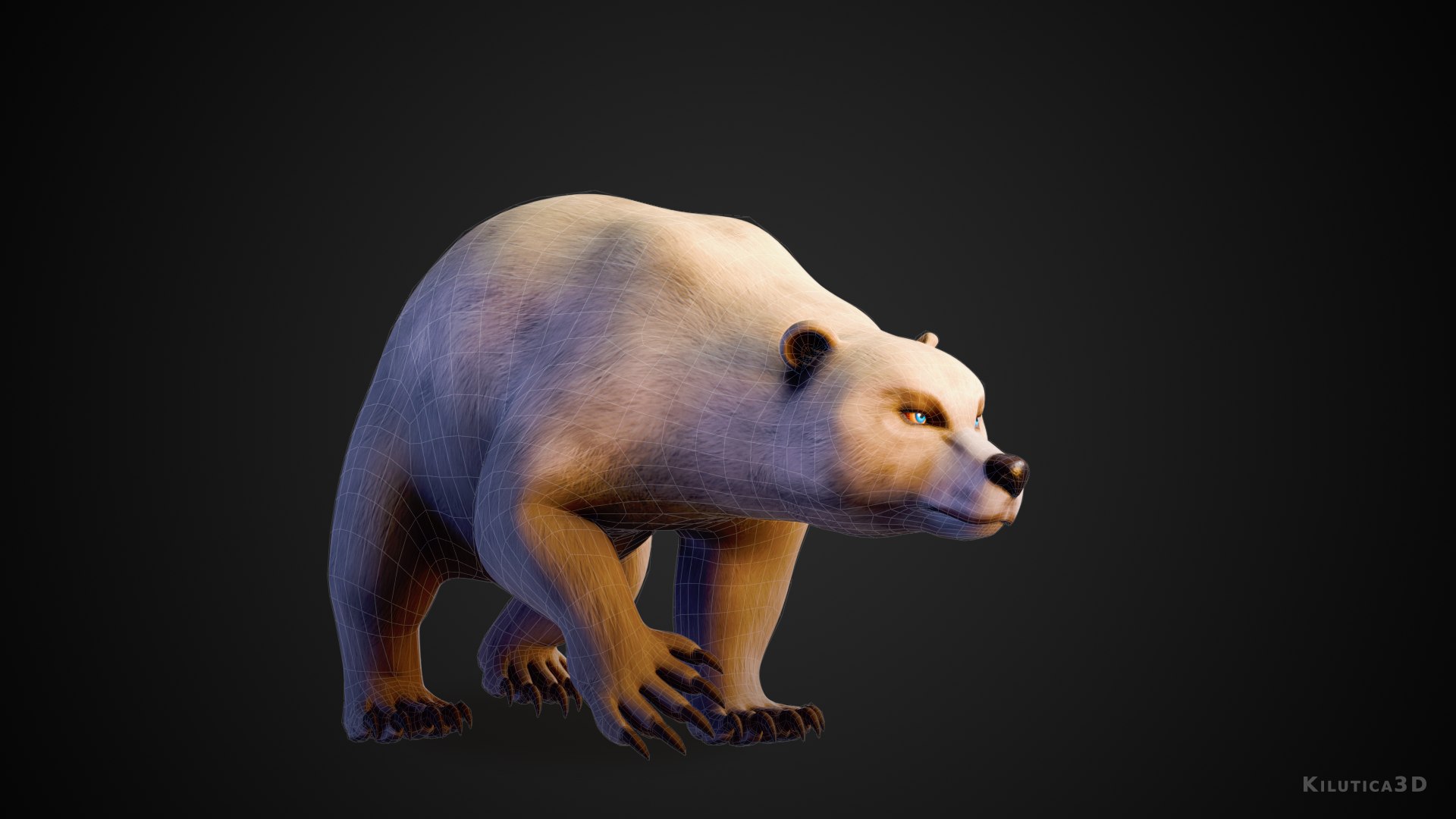 Stylized Quadruped Bear - Rigged 3D Animal Auto-Rig Pro 3D - TurboSquid ...